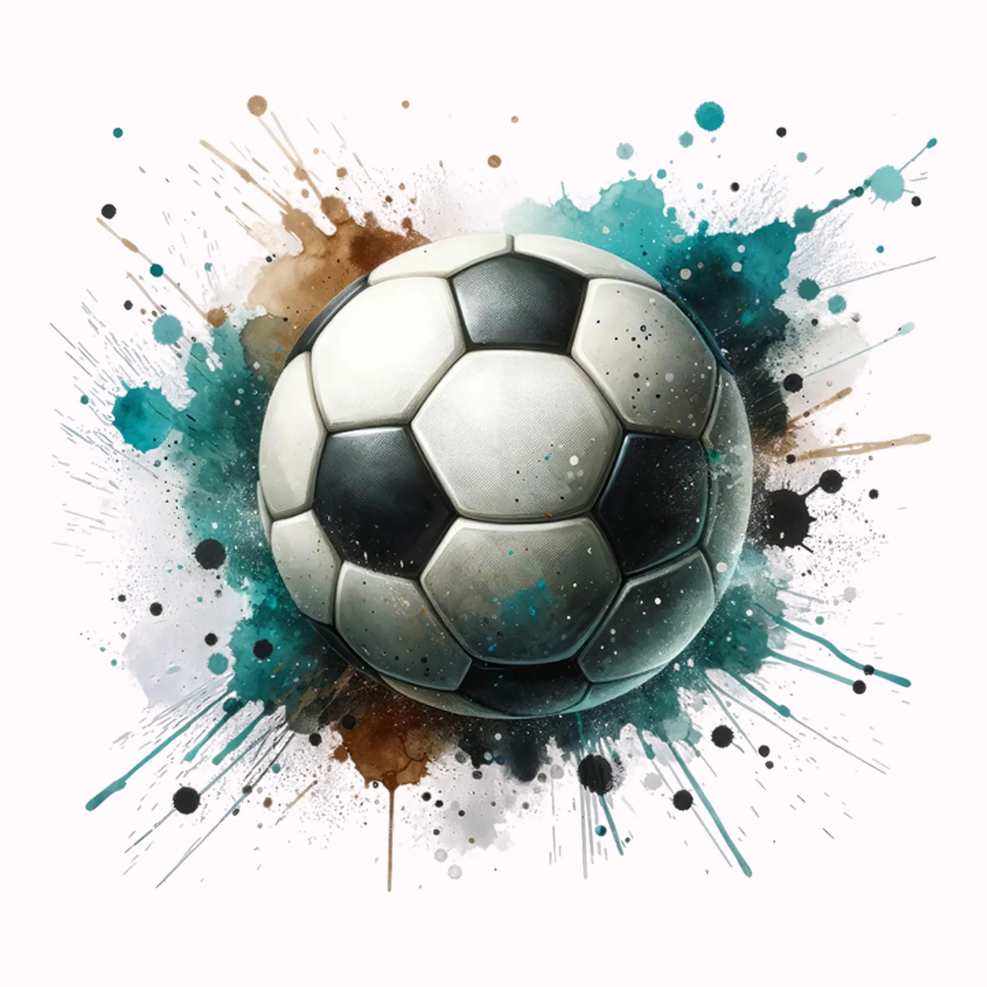 Permanent Sticker Fußball Power